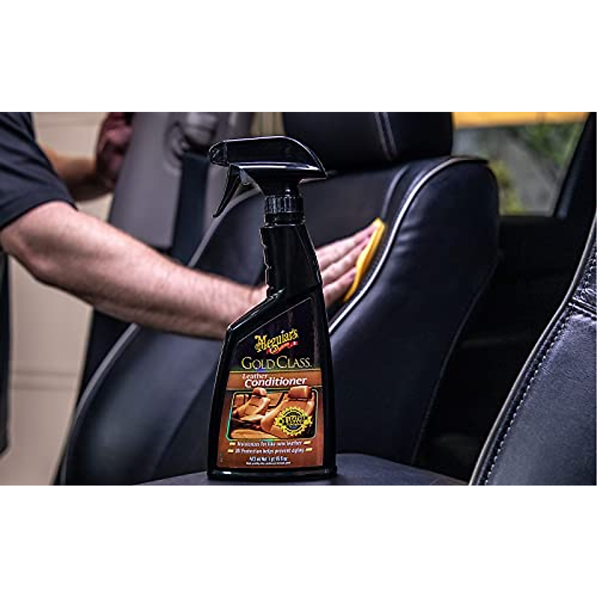 Meguiar's G18616 Gold Class Leather Conditioner – 16 Oz Spray Bottle