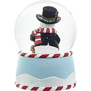 Precious Moments 221103 Wishing You A Sweet Season Annual Snowman Musical Resin/Glass Snow Globe