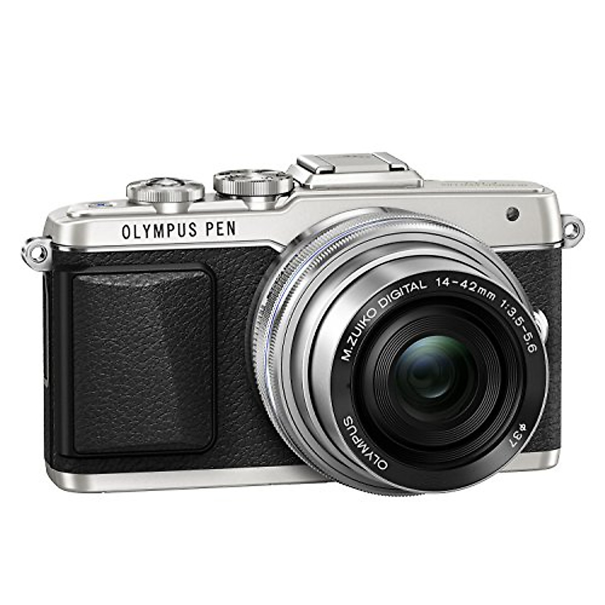 Olympus E-PL7 16MP Mirrorless Digital Camera with 3-Inch LCD with 14-42mm EZ Lens (Silver) - International Version