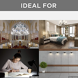 Brite Innovations G9 Halogen Bulb, 60 Watt – 6 Pack – Energy Saving - Dimmable - Soft White 2700K - 120V - Q40, CL, T4 JD Type, Clear Light Bulb