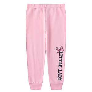 Disney Minnie Mouse Baby Girls Hoodie and Pants Set for Infant and Toddler Kids