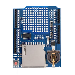 Fafeicy Data Logging Module, Module Logging Shield Data Recorder Data Logger for Arduino w/SD Card