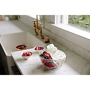 Abeego, The Original Beeswax Food Storage Wrap - Set of Two 13" Natural Square Sheets