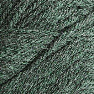 Knit Picks Wool of The Andes Worsted Weight Green 100% Wool Yarn (10 Balls - Noble Heather)
