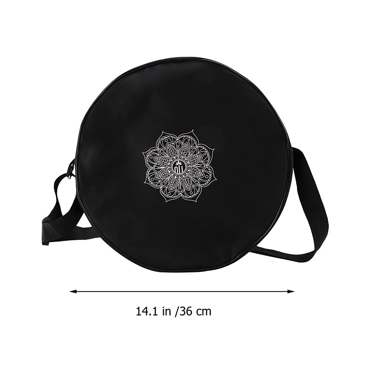 Gatuida Yoga Wheel Bag Yoga Storage Sling Sports Yoga Wheel Storage Sling Sports Accessory Training Handbag Round Design Yoga Bag Yoga Equipment Holder Yoga Studio Accessory Training Bag