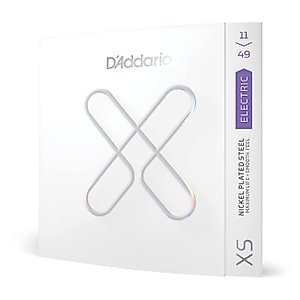 D'Addario Guitar Strings - XS Nickel Coated Electric Guitar Strings - XSE1149 - Maximum Life with Smooth Feel & Exceptional Tone - For 6 String Guitars - 11-49 Medium