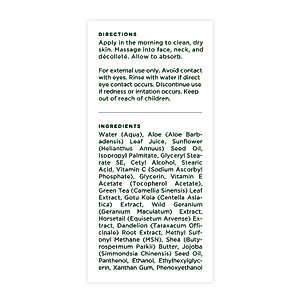 Tree of Life Beauty Moisturizer, Vitamin C Face Cream - Hydrating & Brightening Lotion, Reduces Dark Spots - Dermatologist-Tested for Dry Sensitive Skin - Whitening Facial Skin Care - 1.7 Fl Oz