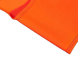 Allen Company Adult Blaze Orange Hunting Vest with a Hook and Loop Closure - High-Visibility Saftey Gear for Men and Women - Fits over Clothes and Jacket - Large