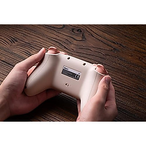 8BitDo Ultimate 2C Wireless Controller for Windows PC and Android, with 1000 Hz Polling Rate, Hall Effect Joysticks and Triggers, and Remappable L4/R4 Bumpers (Peach)