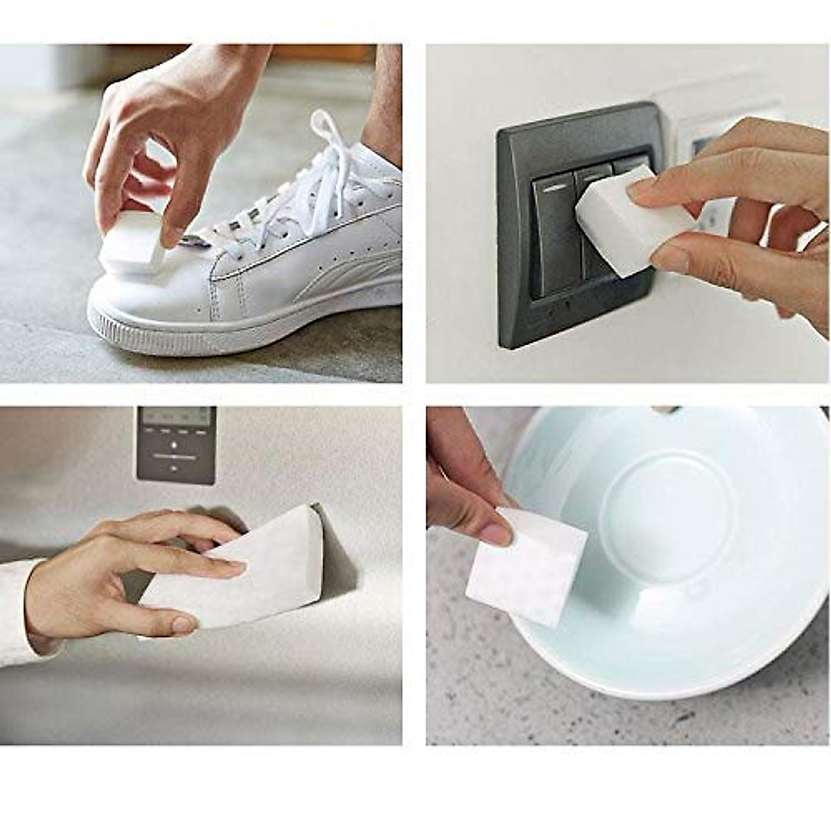 Dr.WOW 21 Pcs/Lot Magic Sponge ,Melamine Sponge - 2X Thicken 2X Long Lasting Cleaning,Eraser Sponge In Kitchen Air Fryers, Bathroom, Office Work Well