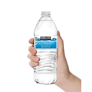 Blue Ribbon Kirkland Signature Purified Drinking Water 16.9 Fl Oz (Pack of 40, Total of 676 Fl Oz)