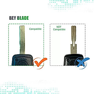 (Single) Extra-Partss Car Key Fob Replacement for 2002-2006 Land Rover Range Rover 3 Button Remote LX8FZV 267K1268 83G00040 (1)