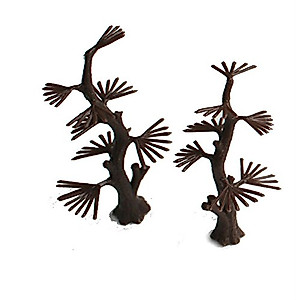 29pcs Mixed Model Trees Without Leaves 1.5-5.5 inch(4-14 cm), OrgMemory Ho Scale Trees, Diorama Supplies, Model Train Scenery, Miniature Trees, Model Railroad Scenery with No Bases