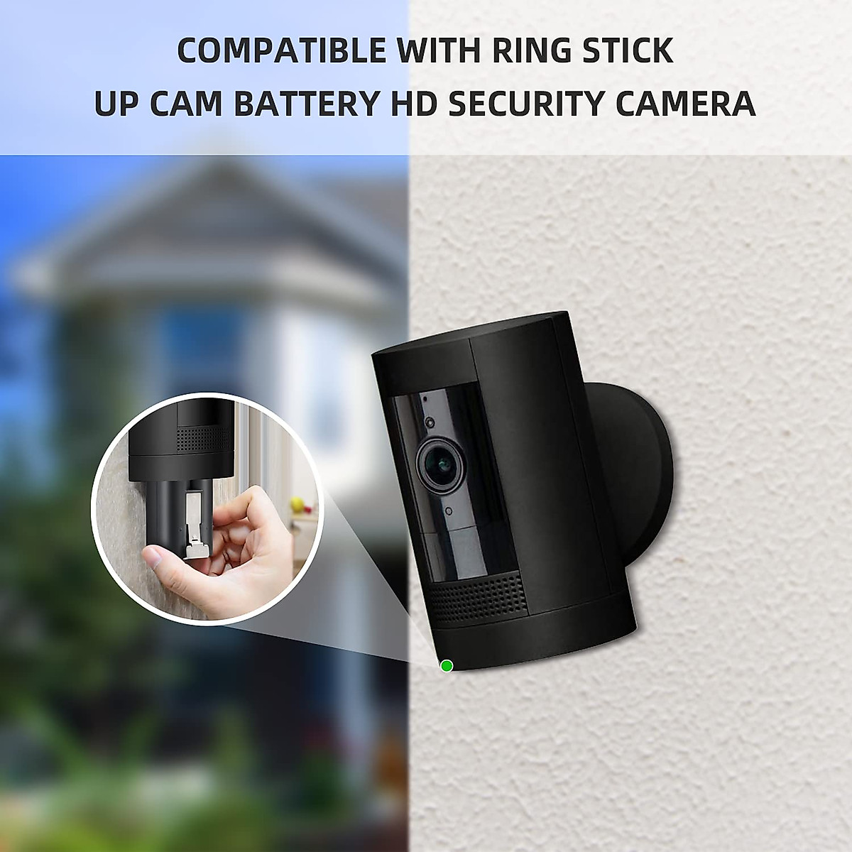 1 Pack for Ring Rechargeable Lithium-Ion V4 Batteries Replacement for Ring-Doorbell-Camera 1/2/3/4, Also for Stick-Up Cam (2nd & 3rd Gen), Peephole and Spotlight Cam, 3.65V 6040mAh 22.046Wh