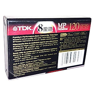 TDK P6120MP 8mm MP Premium Video Tape