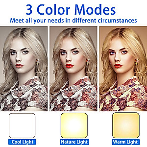 CEXHG Magnetic Case with LED Selfie Light for iPhone 13 Pro Max Case Rechargeable Portable Phone Ring Light for Selfie, Makeup, Tiktok, Live Stream Clear