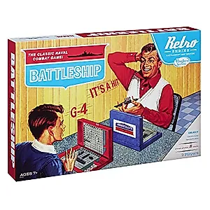 Hasbro Gaming Battleship Game Retro Series 1967 Edition