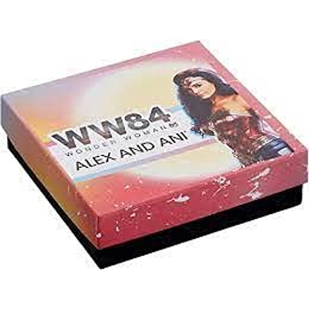 Alex and Ani Wonder Woman Holographic Logo Charm Bangle Bracelet