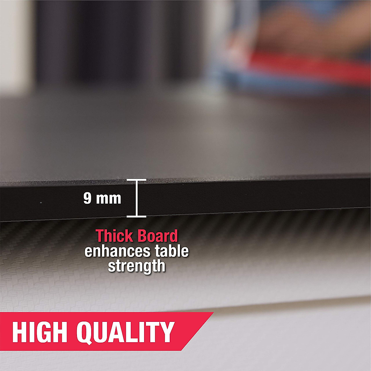 MD Sports 4-Piece Table Tennis Tabletop, Gray & Black (Midsize Conversion Top), 84'' (TT409Y19003)