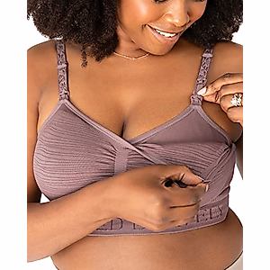 Kindred Bravely Sublime Hands Free Pumping Bra | Patented All-in-One Pumping & Nursing Bra with EasyClip (Twilight, Large)