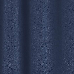 Amazon Basics 99% Room Darkening Theatre Grade Heavyweight Window Panel with Grommets and Thermal Insulated, Noise Reducing Liner - 52" x 54", Navy Blue