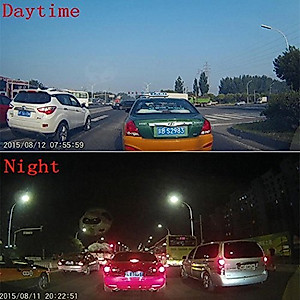 Car DVR Rear view Mirror Video Recroder 4.3" inch Car Camera Dual lens Cam night