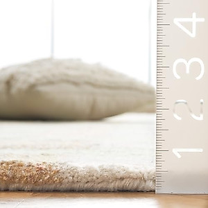 SAFAVIEH Genre Collection Runner Rug - 8' Runner, Green & Ivory, Mid-Century Modern Design, Ideal for High Traffic Areas in Hallway, Bathroom & Kitchen (GRE301Y-28)