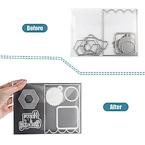 Briartw 3 Pcs A4 0.5mm Thick Single Sided Strong Magnetic Sheets Flexible Rubber Sheets for Metal Dies Storage and Organize Scrapbooking Tool Craft Supplies Rubber Magnetic Sheets Set