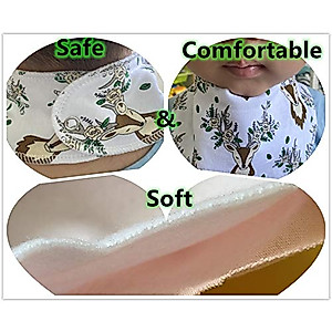 7 Pack Absorbent Soft Baby Bibs for Drooling Teething