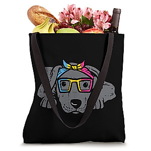 Pitbull Pansexual Headband Bandana Pan Pride Dog Men Women Tote Bag