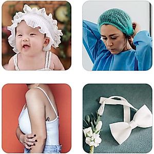 Bristlegrass Elastic Band for Sewing, 3/8 Inch 2 Yard Tan Elastic Band for Pants, Wide Elastic Band for Wig, High Elastic Waist Band (2Y 3/8" Tan)