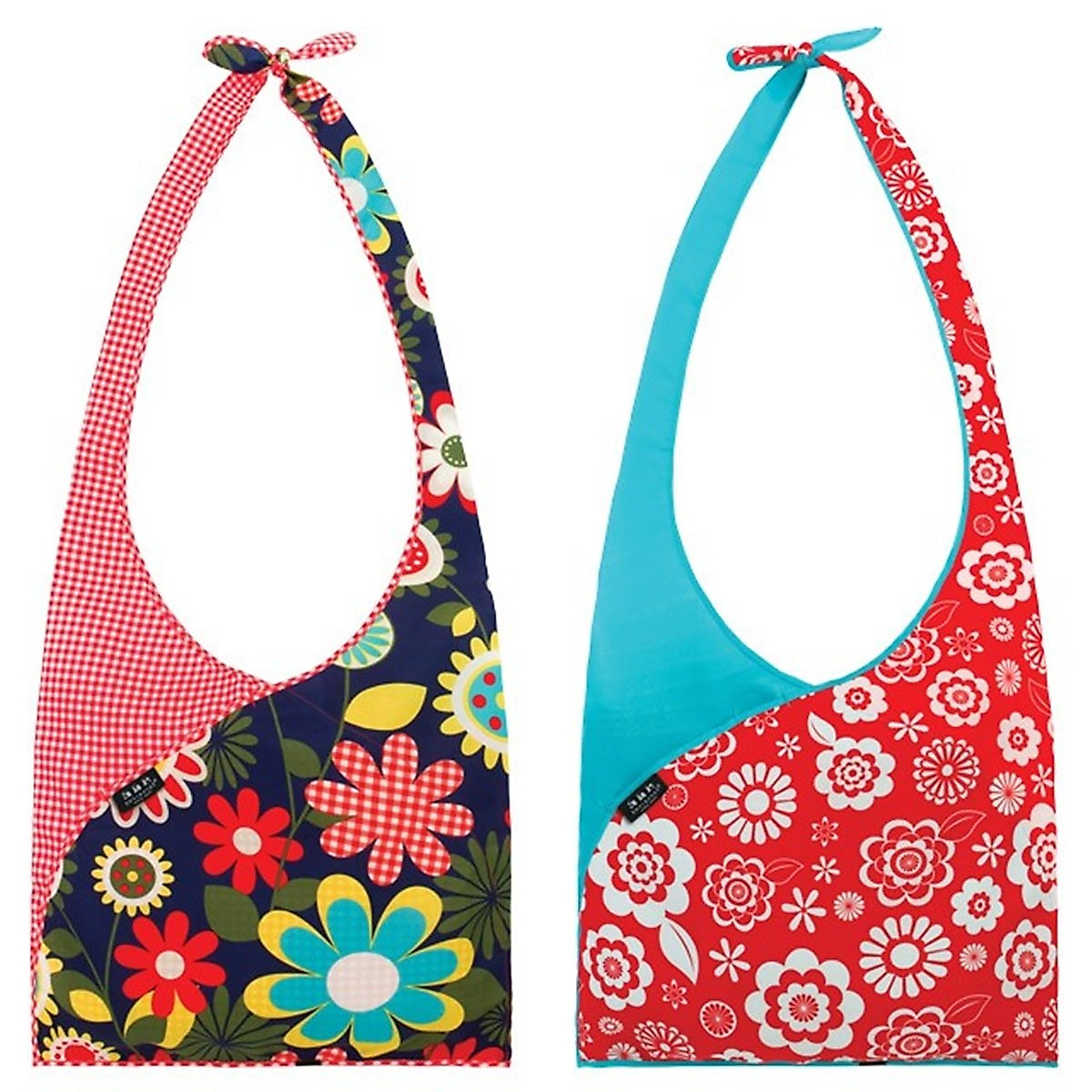 Envirosax Set of 2 Slingsax Bags Gingham & Blue