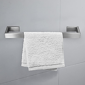 Bathroom Towel Bar 15.7 Inch Bathroom Towel Bar Bath Towel Rack 304 Stainless Steel Bathroom Kitchen Laundry Room