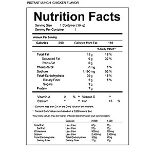 Maruchan Instant Lunch Chicken Flavor, 2.25 Ounce (Pack of 12)