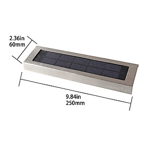 Solar Lights Outdoor for House Numbers - Outdoor Solar House Light for Address Sign Plate - Wall Light for Home,Garden or Yard