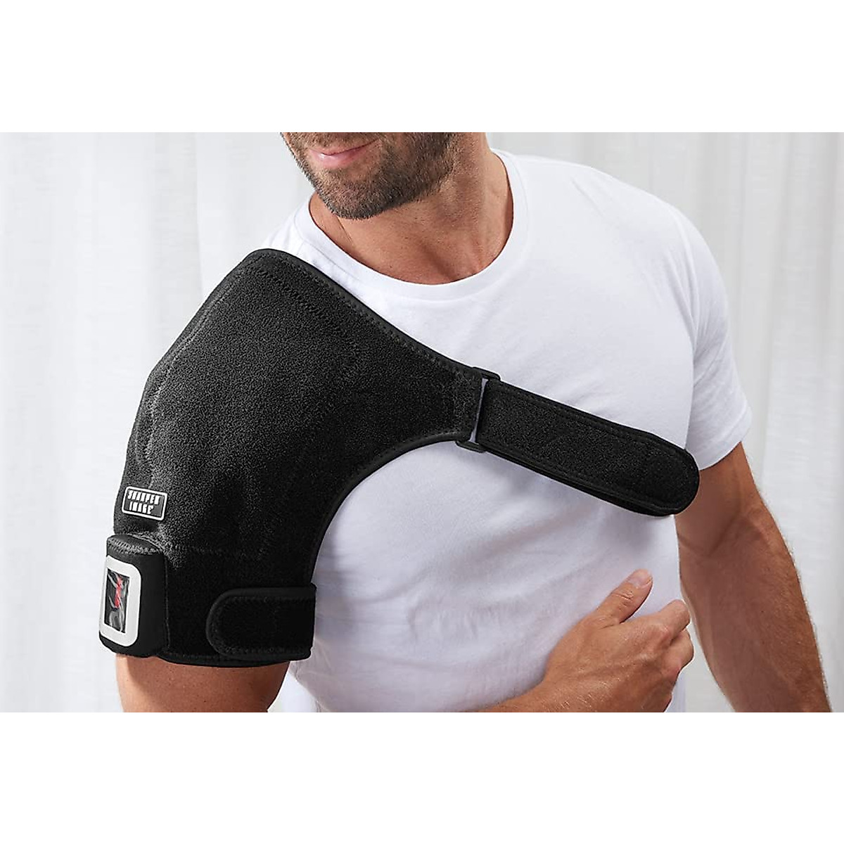 Sharper Image Cordless Shoulder Heat Therapy Wrap - L/XL