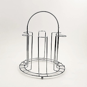 JOROBURO Glass Water Cup Rack, Bracket Stainless Steel Household Draining Cup Storage Rack Holder, Glass Tumbler Organizer Cup Mug Organizer Kitchen Storage and Accessories for Party