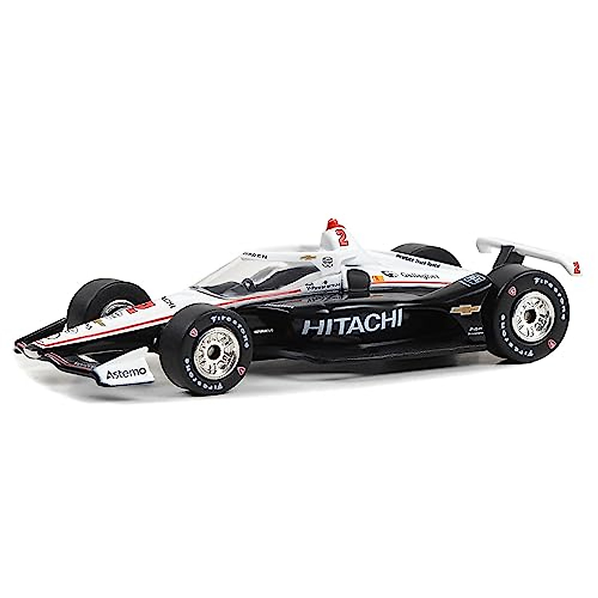 Dallara IndyCar #2 Josef Newgarden Hitachi Team Penske NTT IndyCar Series (2023) 1/64 Diecast Model Car by Greenlight 11575