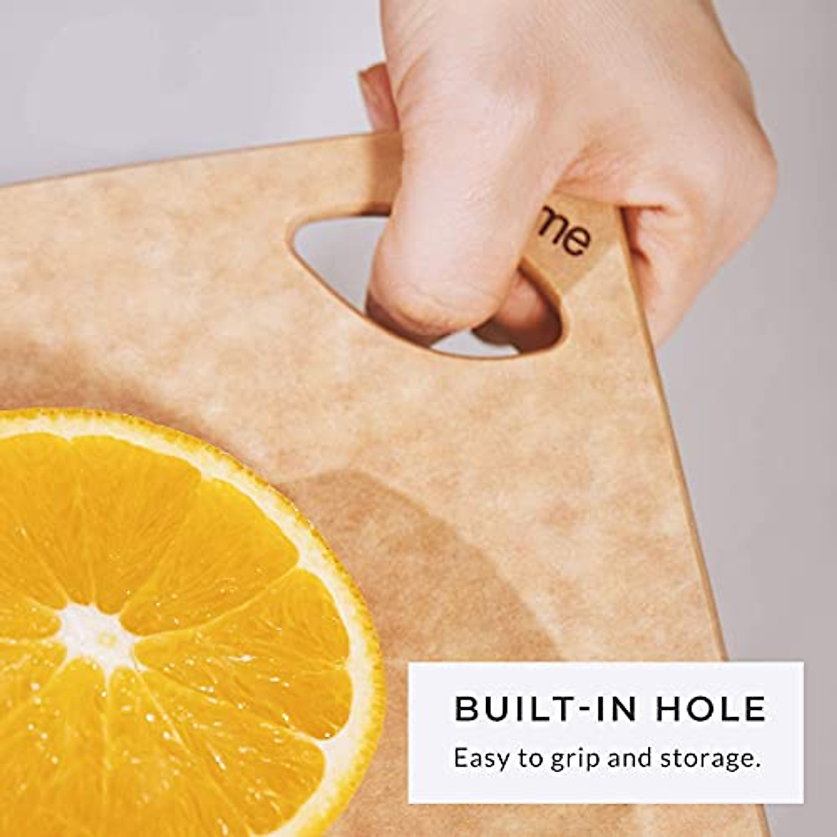 Elihome Kitchen Cutting Boards 2-piece set, Natural Wood Fiber Composite, Dishwasher Safe, Eco-Friendly, Juice Grooves, Non-Porous, Made in USA, Medium (10"x 13"x 1/4”) Small (7" x 10" x 1/4")