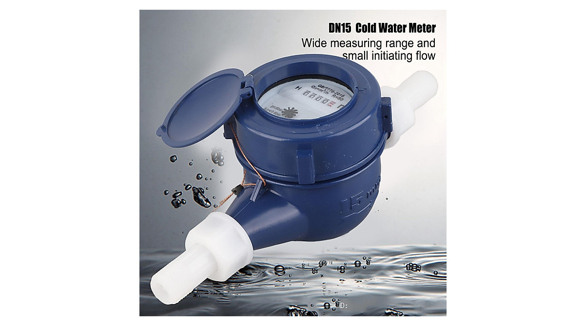Water Flow Meter DN15 Garden Home | Durable Cold Water Meter