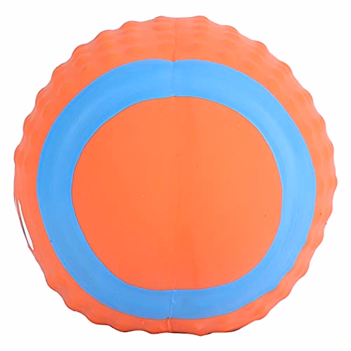 INIFLM Pet Rugby Toys, Orange Dog Plush Toys Dog Chew Toys Pet Squeaky Toys, Training Squeaky Toy for Cats and Dogs, Interactive Dog Balls Toys for Puppy Dogs and Medium Dogs.