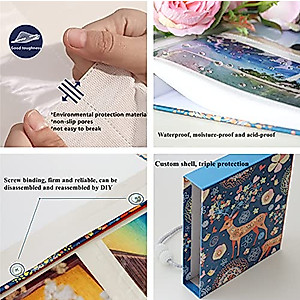 Ryttir Cute Baby Photo Albums 4x6 200 Photos,Four Seasons Theme Small Picture Album,Ideal Choice for Baby Book,Pregnancy Journal and Adventure