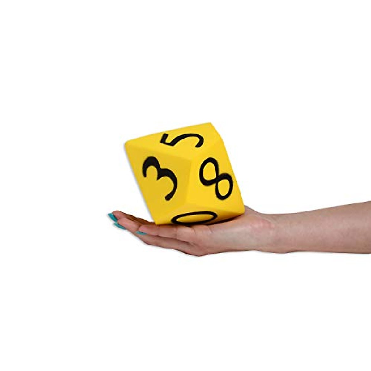 LEARNING ADVANTAGE - Jumbo Polyhedra Die - 10 Sides - Large, Foam Dice for Games - Teach Numbers, Probability, Addition and Subtraction