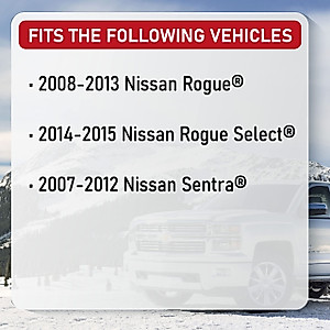 Replacement AC Heater Blower Motor, Compatible with Nissan Vehicles, Rogue 2008-2013, Rogue Select 2014-2015, Sentra 2007-2012 - Replaces 27225-JM01B, 700253, 27225ET00A, 27225ET10A, 27225EN000