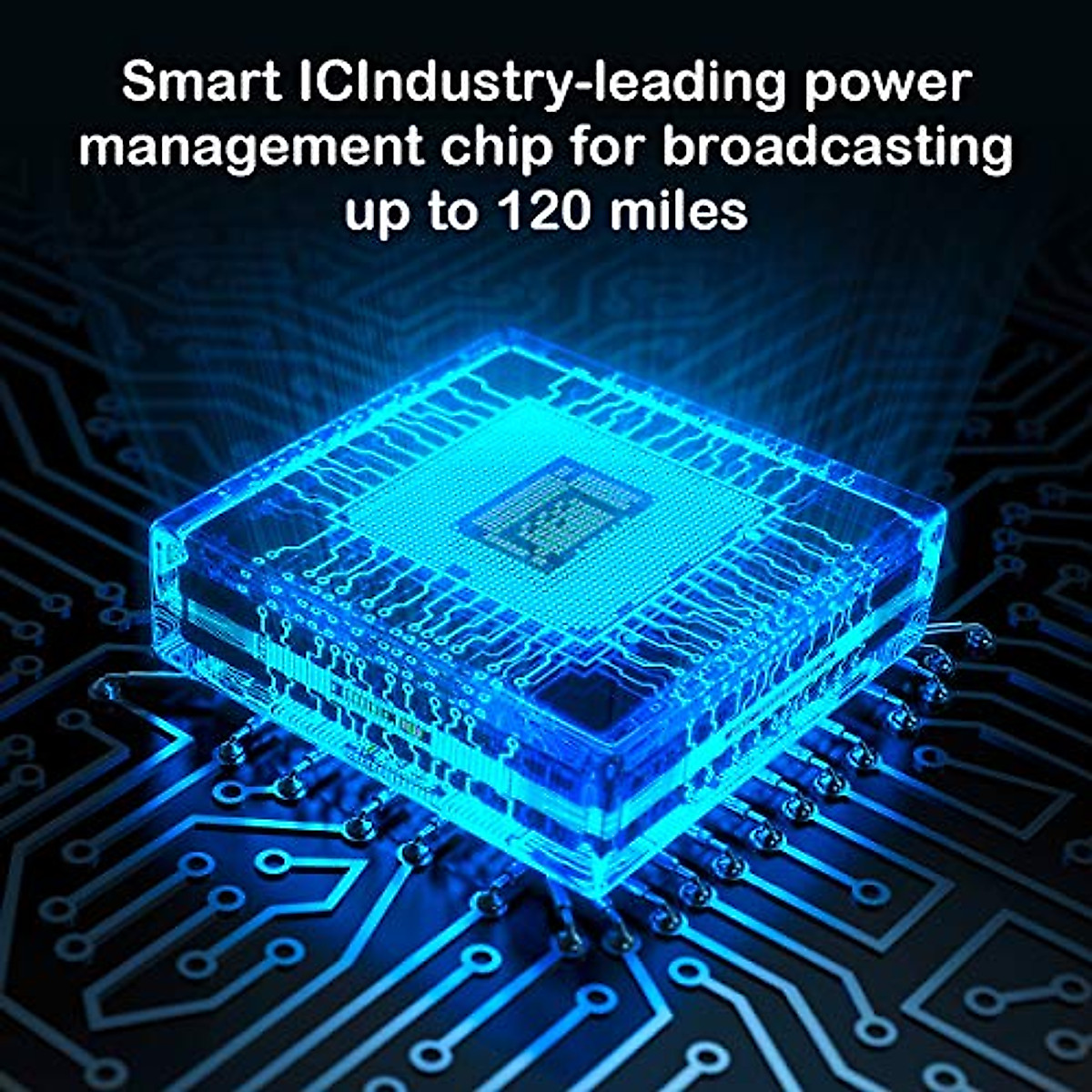 TV Antenna for Smart TV Indoor, Long Range Reception HD Digital TV Antenna Support 4K 1080P Local TV Channels - for HD Smart TV Fire Stick and All Old TV's - 10ft Coax Cable