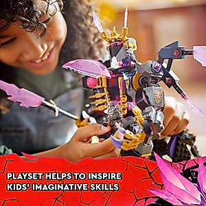 LEGO NINJAGO The Crystal King Set, 71772 Battle Toy for Kids with Posable Centaur Action Figure and Lloyd Minifigure