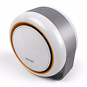 AVARI™ 500 Orange Desktop Personal Air Purifier for Filtering Personal Breathing Zone. Ultra Quiet Electro-Static Filters to 0.1 Micron
