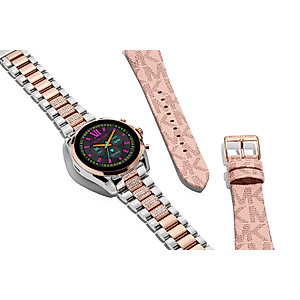 Michael Kors Men's or Women's Gen 6 44mm Touchscreen Smart Watch with Alexa Built-In, Fitness Tracker, Sleep Tracker, GPS, Music Control, Smartphone Notifications (Model: MKT5137V)