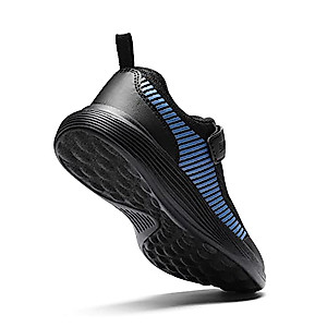 DREAM PAIRS Kids Shoes Boys Girls Tennis Running Sports Athletic Sneaker Black/Blue Size 2 Little Kid SDRS2210K