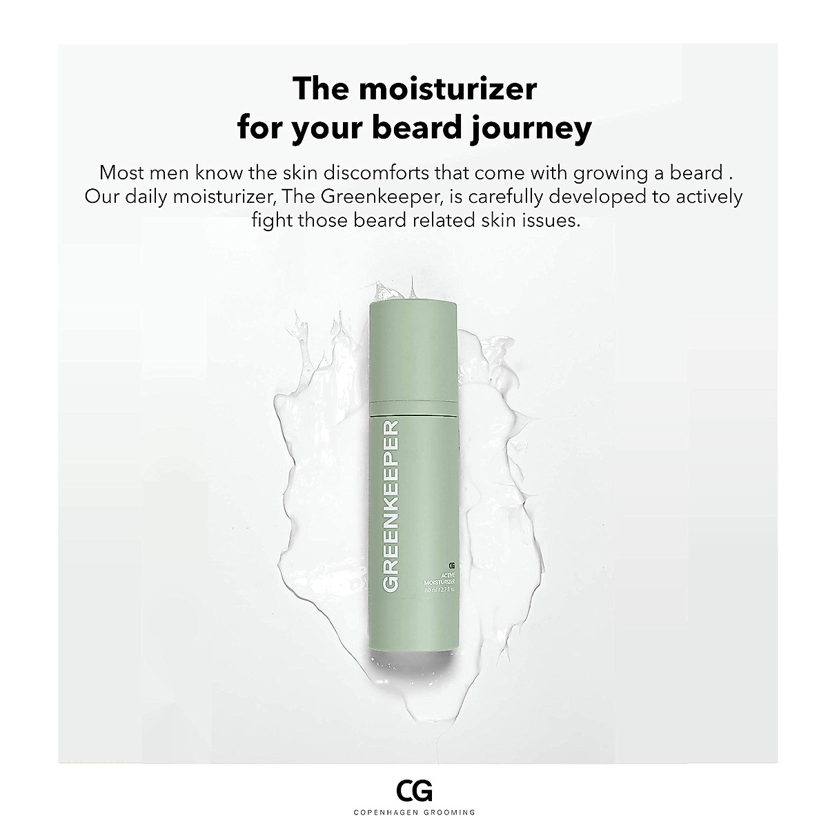 Copenhagen Grooming The Greenkeeper - Fight dry, flaky, and irritated skin. The Greenkeeper moisturizes and soothes your skin. Moisturizer lotion for men